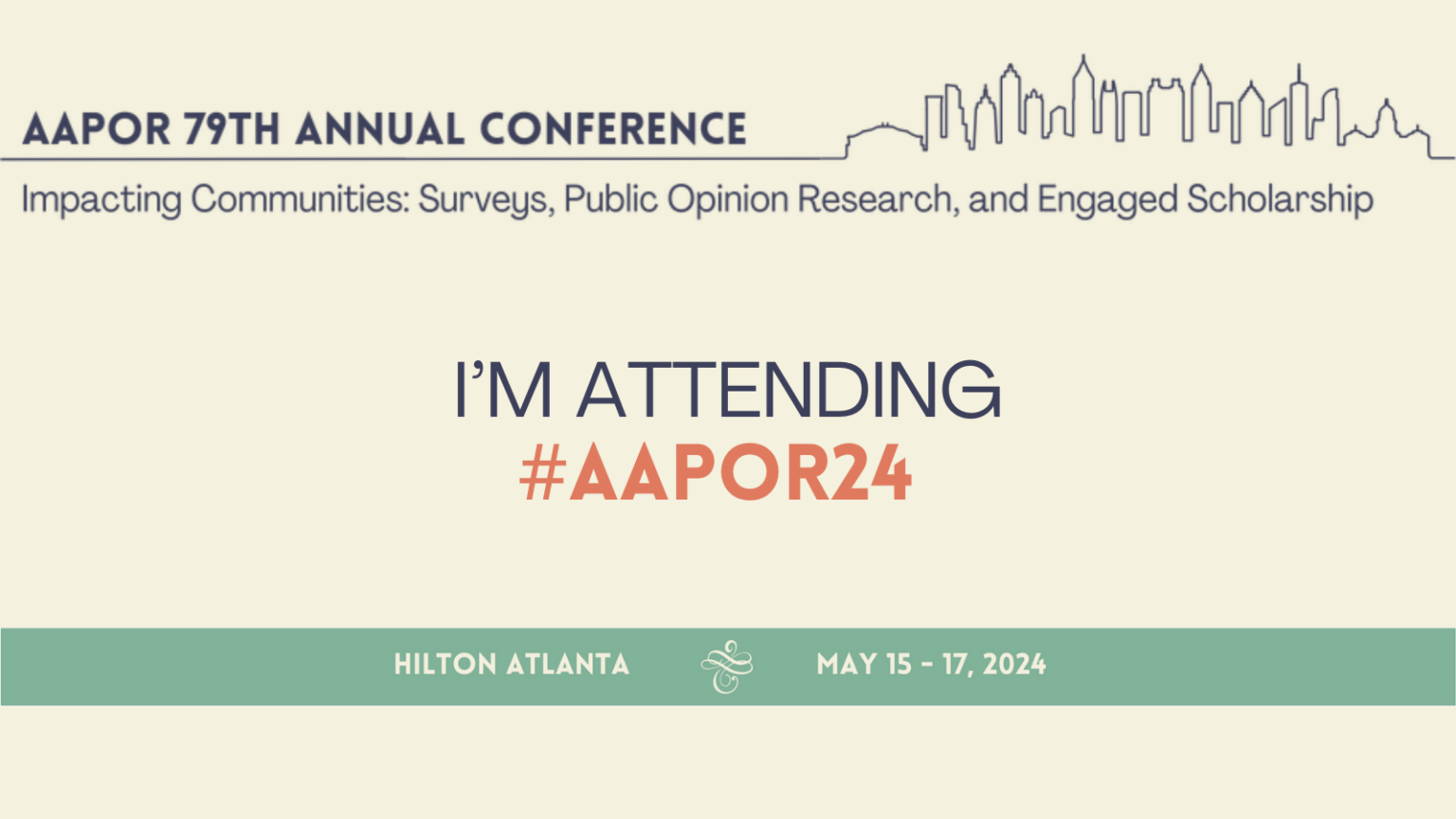 79th Annual Conference Social Media Kit - AAPOR