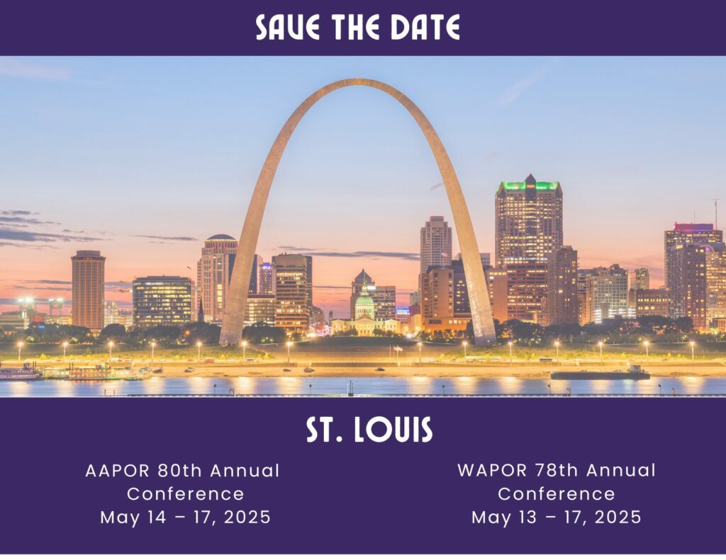 AAPOR 80th Annual Conference - AAPOR